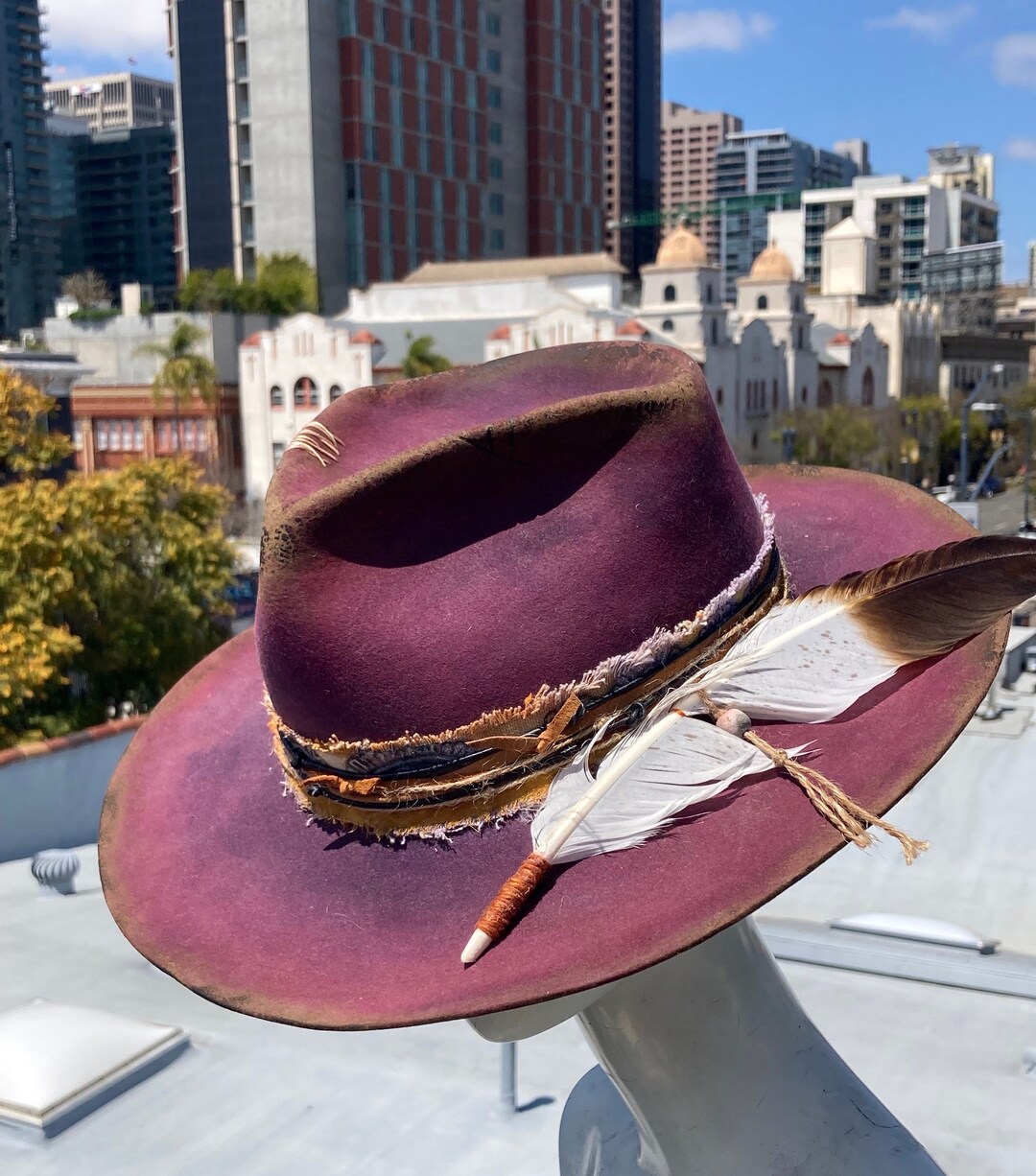 VOODOO CHILD Custom Fur Felt Fedora - Etsy