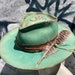 Burned Distressed Custom Festival Hat - Etsy