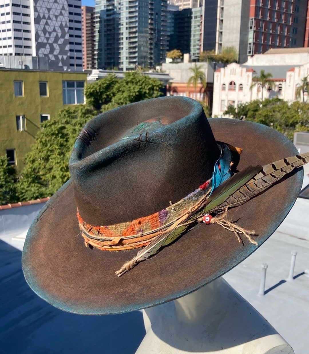 COMANCHE MOON Custom Festival Hat - Etsy