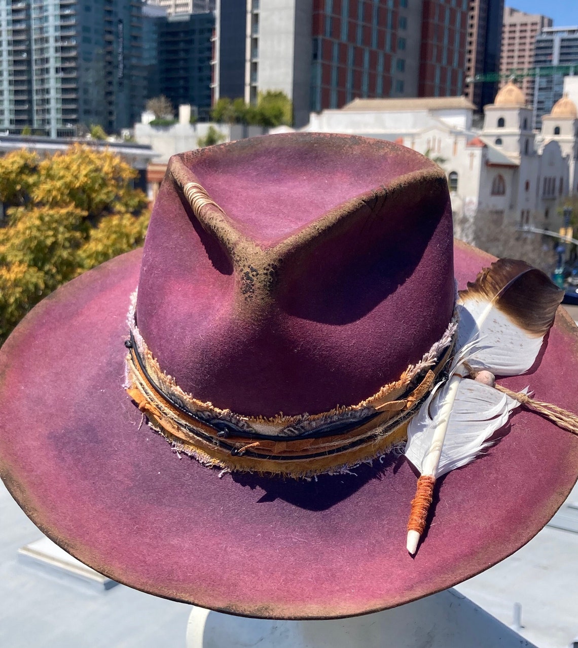 VOODOO CHILD Custom Fur Felt Fedora - Etsy