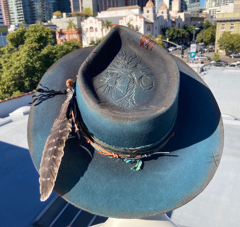 WINTER SOLSTICE Custom Distressed Hat - Etsy