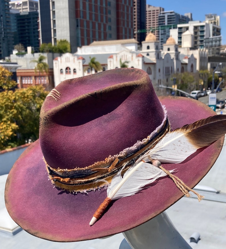 VOODOO CHILD Custom Fur Felt Fedora - Etsy
