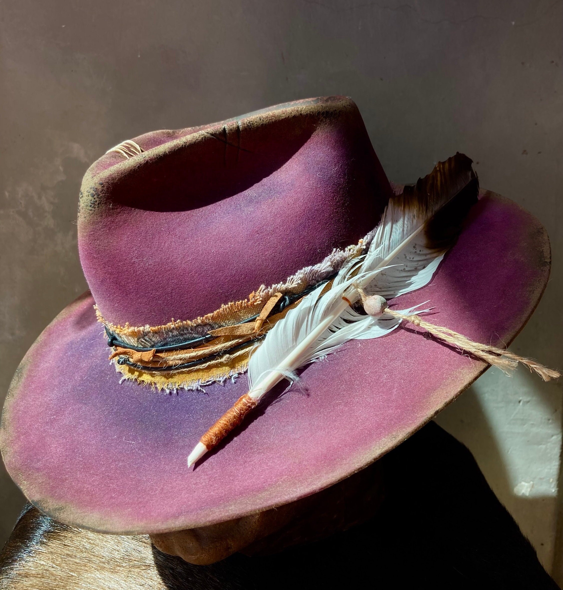 VOODOO CHILD Custom Fur Felt Fedora - Etsy