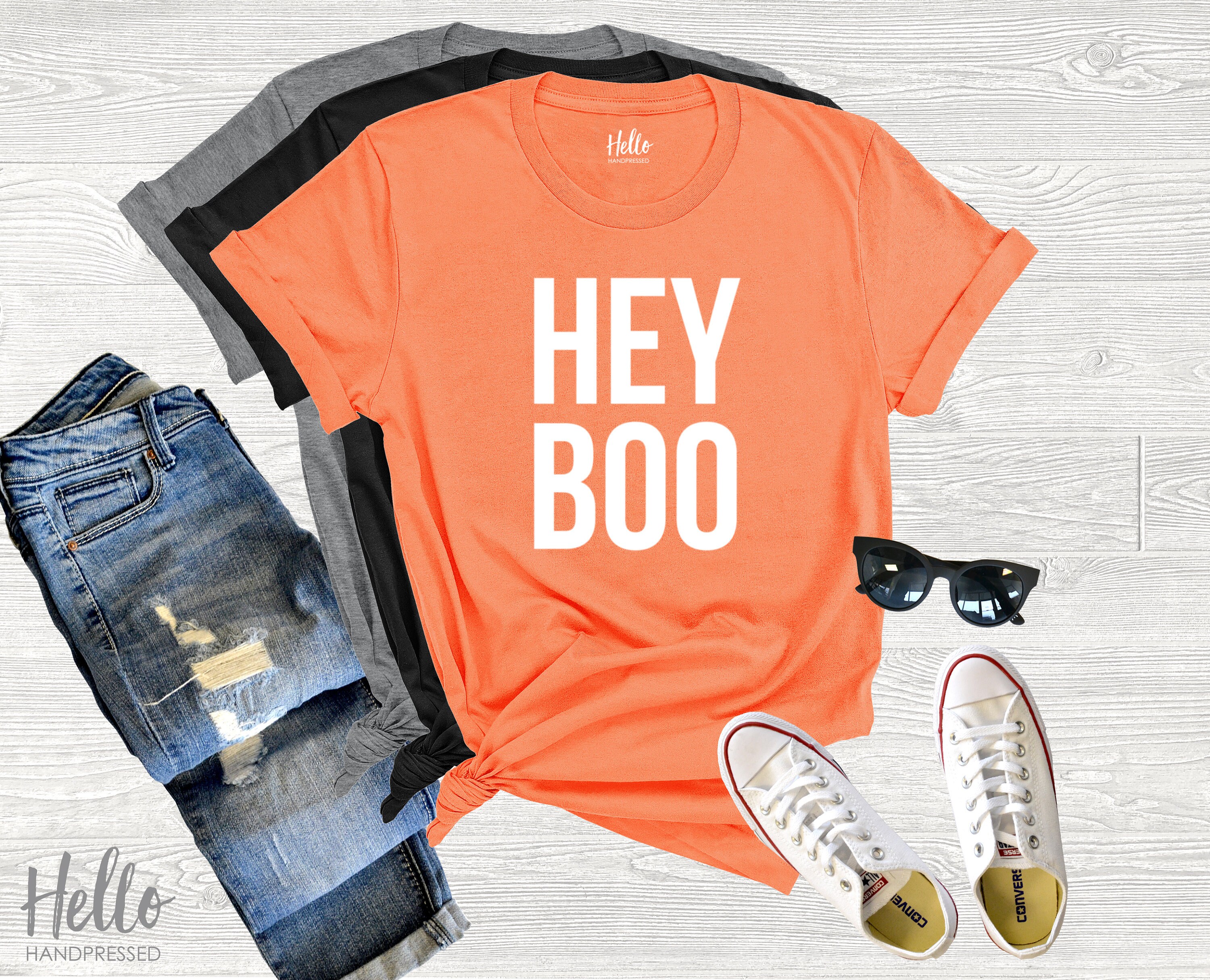 Hey Boo Shirt Halloween Shirt Ghost Shirt Fall Shirt Funny - Etsy