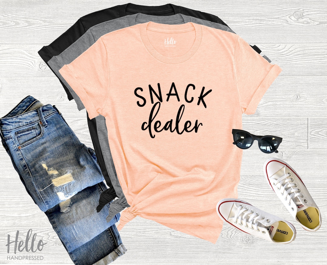 Snack Dealer Shirt, Funny Mom Shirt, New Mom Shirt, Toddler Mom Tee ...