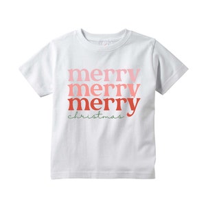 Merry Sweatshirt for Kids, Toddler Girl Christmas Sweater, Holiday ...