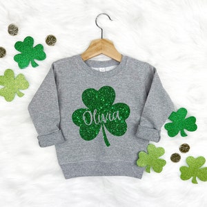 Kids St Patricks Day Shirt, Custom St Patricks Day Sweatshirt, Girls ...