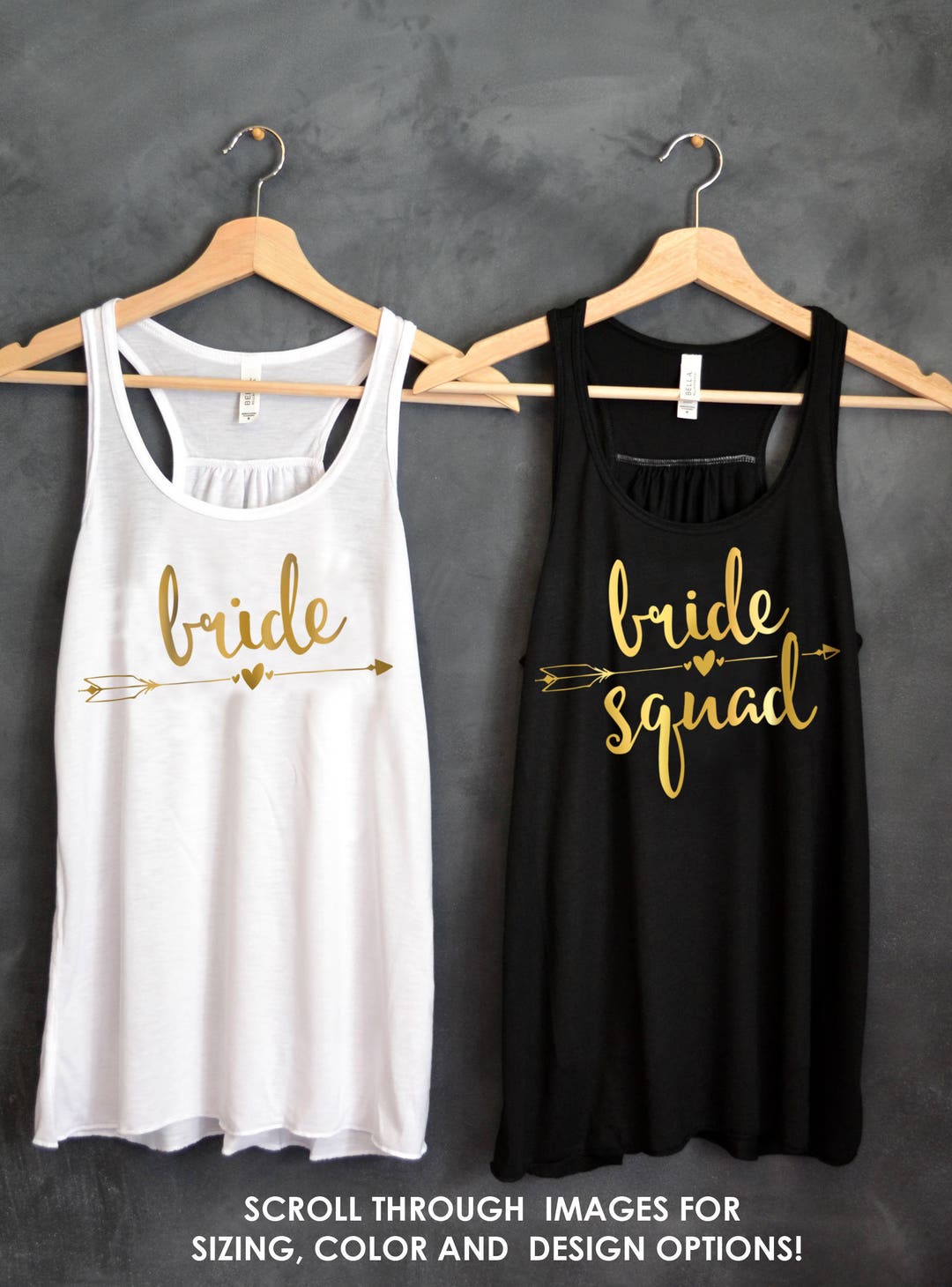 Bride Squad Tank Top Bride Squad Shirt Bachelorette Party Shirts