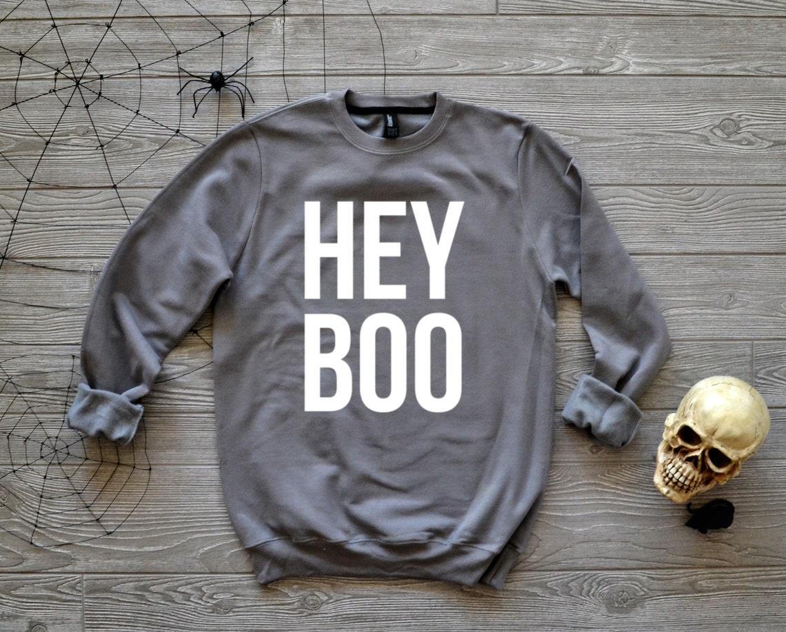 Hey Boo Shirt, Halloween Shirt, Ghost Sweatshirt, Fall Shirt, Womens ...