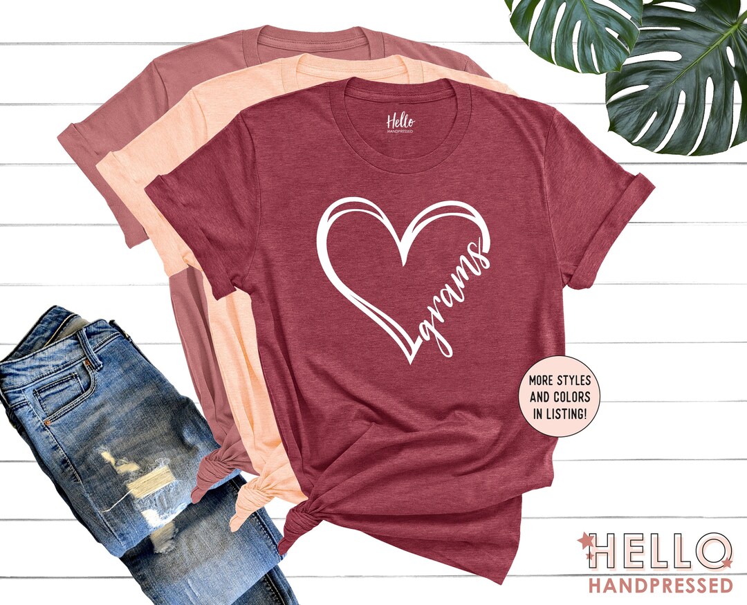 Grams Shirt, Grams Gift, Grams Sweatshirt, Gift for Grams, Mother's Day ...