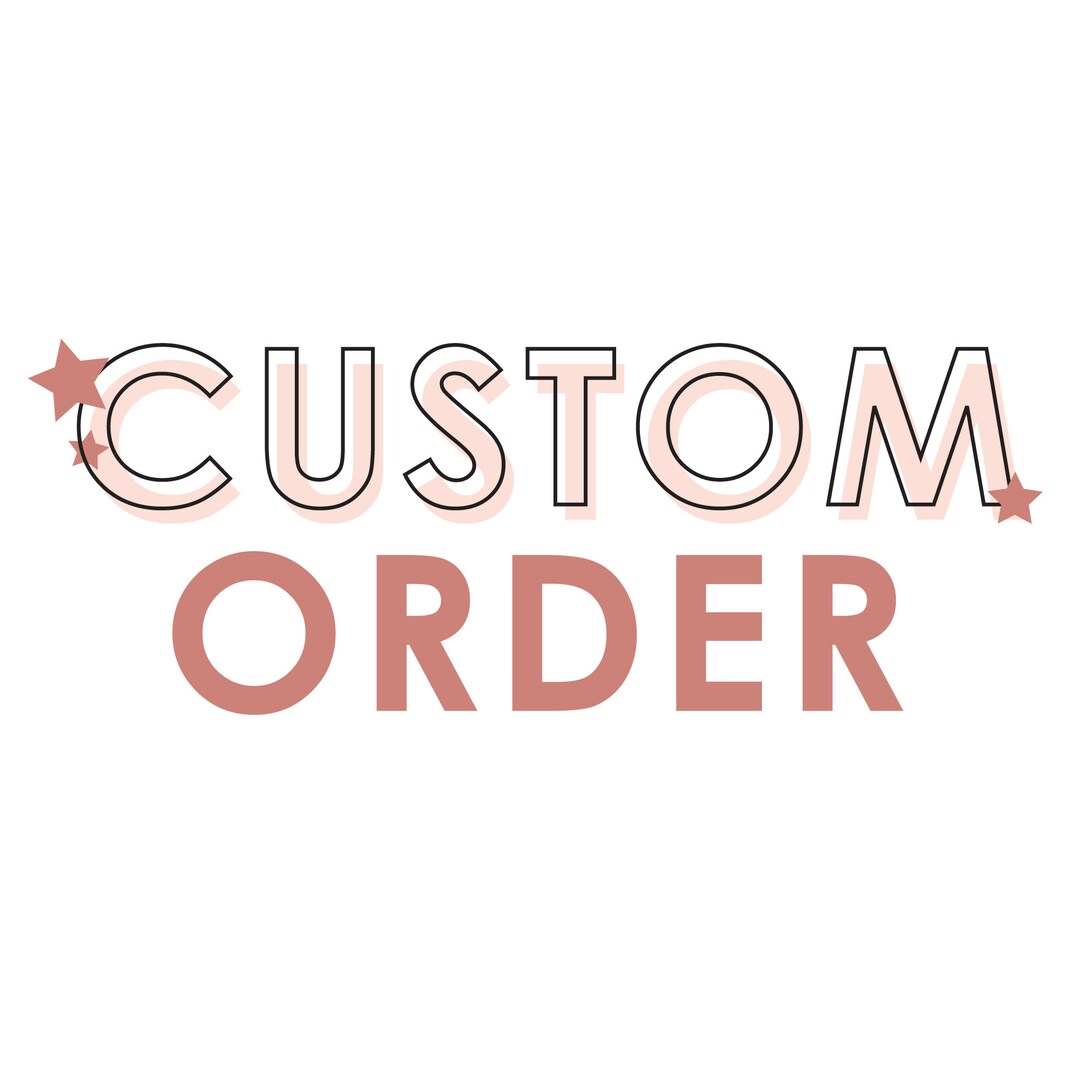 Custom Order - Back Print Add-on, Add-on Must Be Purchased With a Shirt ...