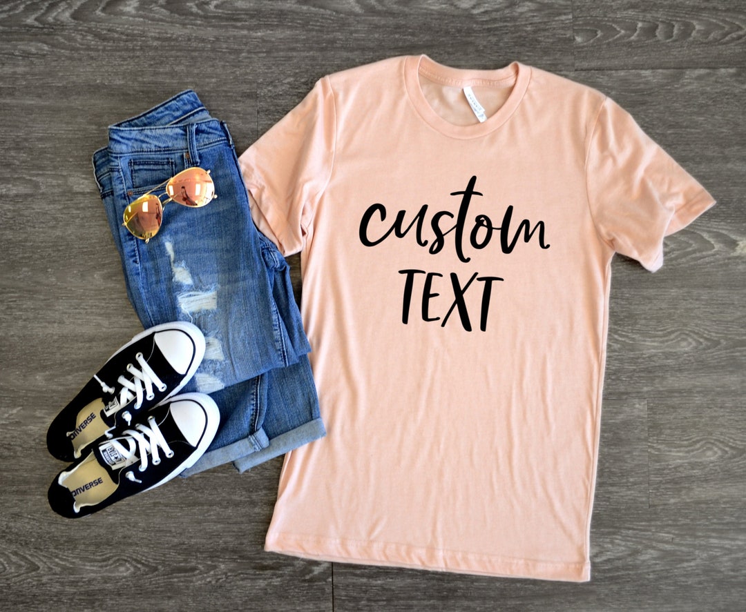 Custom Shirt, Personalized Shirt, Custom T-shirt, Custom, Custom Shirt ...