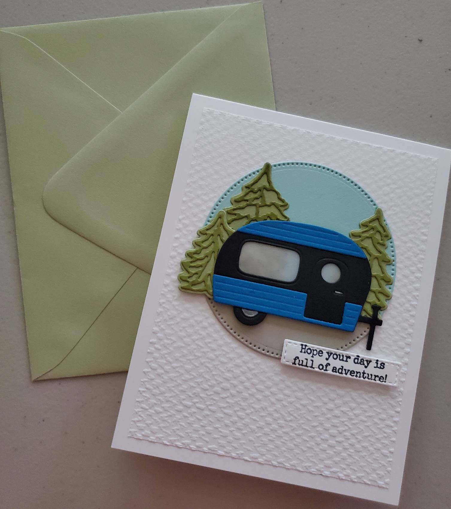 Handmade Camper Adventure Card Made With Stampin'up! "trees for Sale ...