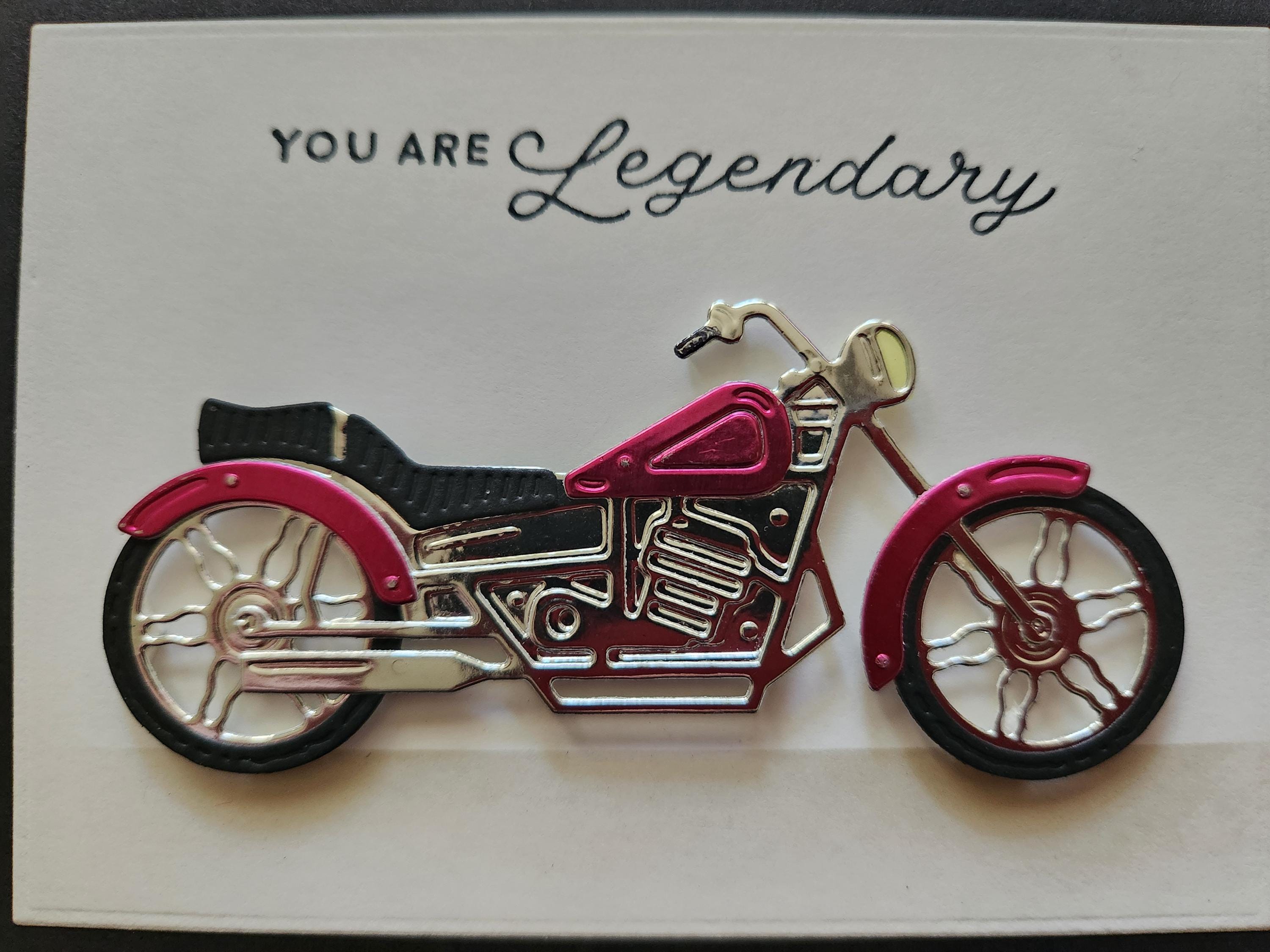 Motorcycle Card Harley TWO Wheels Fat Boy Breakout Street Bob Sportster ...