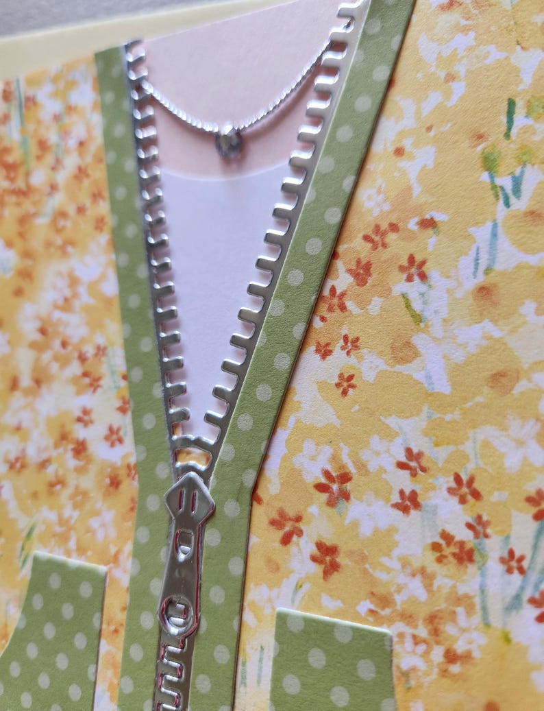 Handmade ALL ZIPPED UP Card Stampin Up! Stamps Cardstock Silver Zipper ...