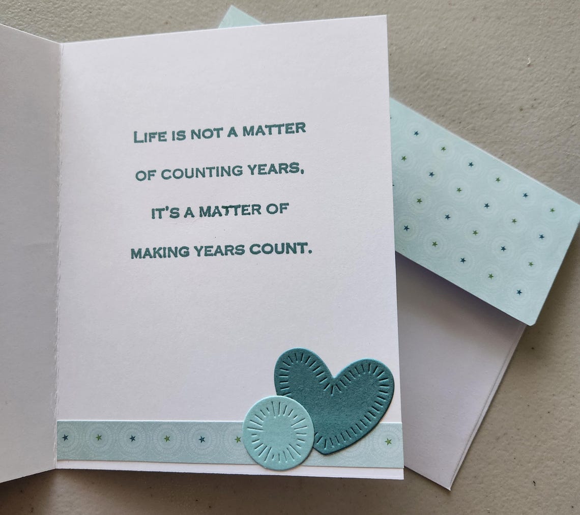 Handmade HAPPY BIRTHDAY Card Stampin Up! Keeping Tabs Thick White ...