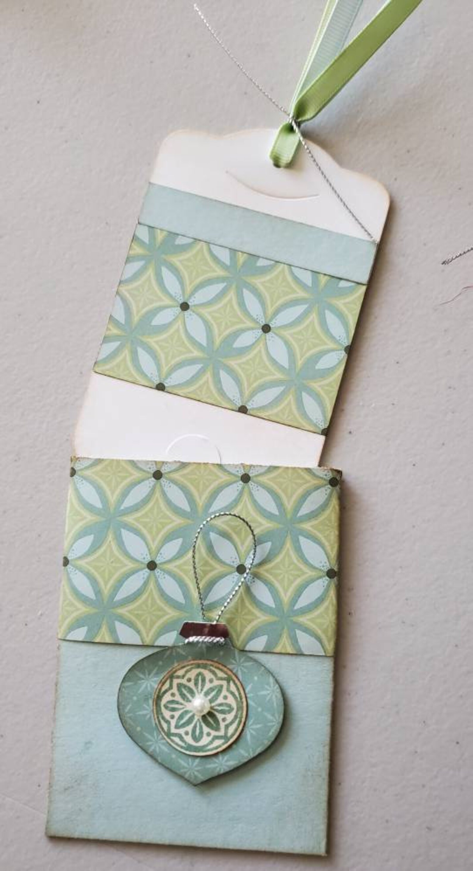 Handmade Holiday Christmas GIFT CARD HOLDER Card Stocking Gingerbread ...