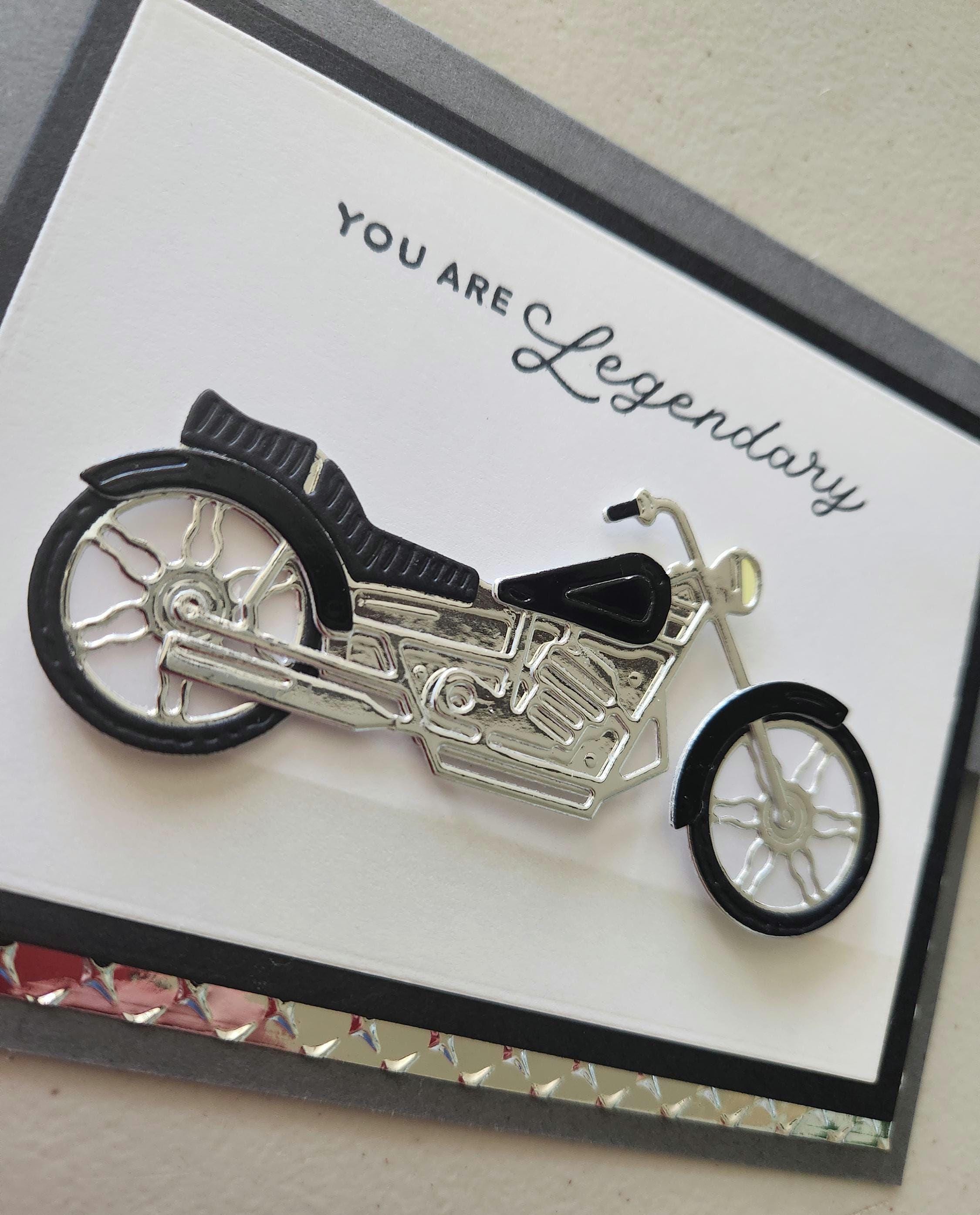 Motorcycle Card Harley TWO Wheels Fat Boy Breakout Street Bob Sportster ...