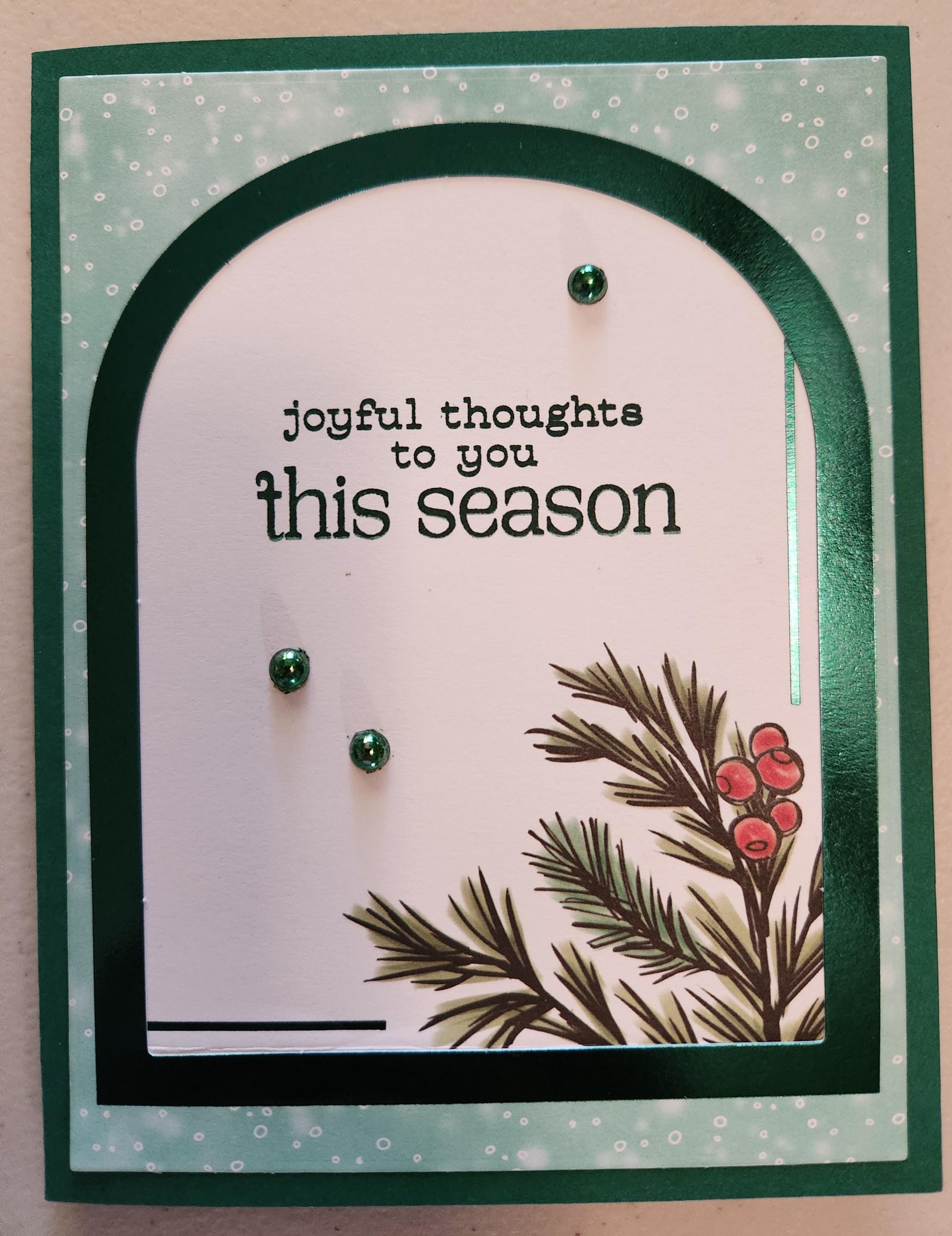 4 Handmade Christmas Greeting Cards, Stampin'up Paper Pumpkin ...