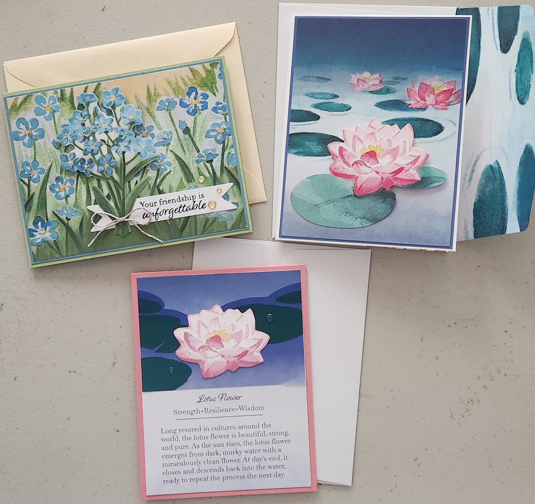 3 Handmade Greeting Cards, Stampin'up! Paper Pumpkin Alternatives ...