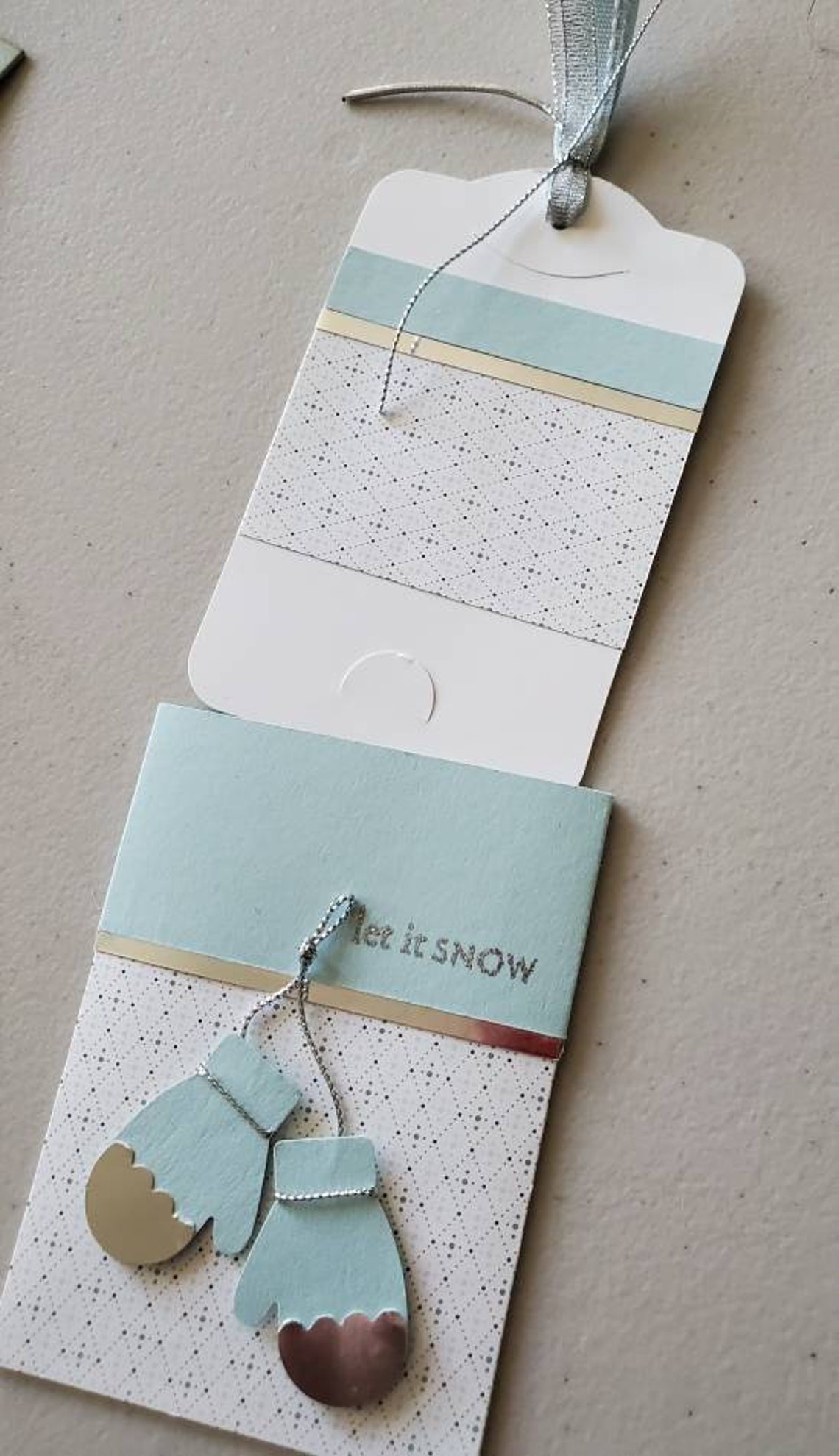 Handmade Holiday Christmas GIFT CARD HOLDER Card Stocking Gingerbread ...