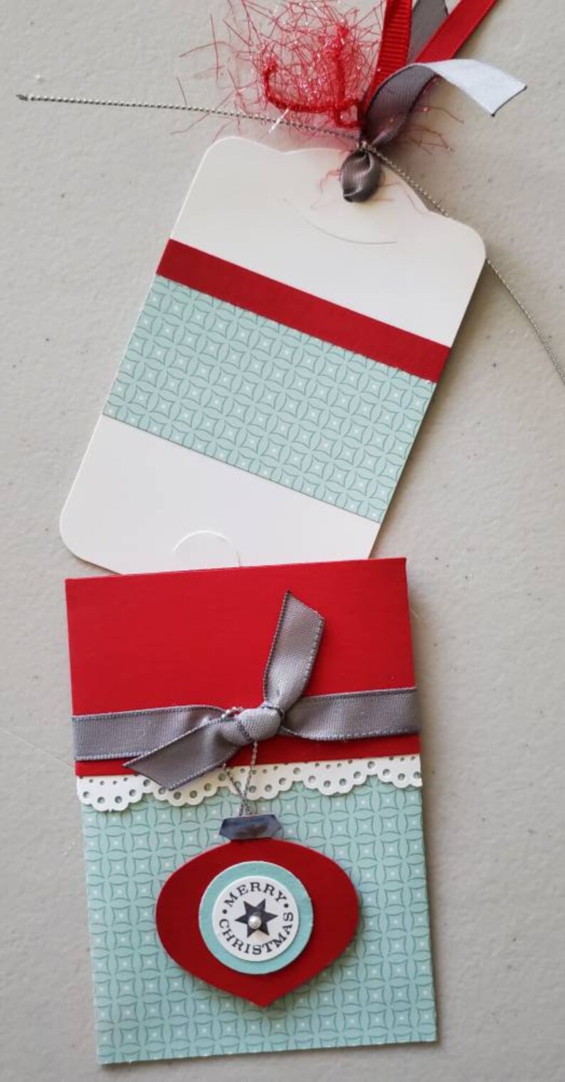 Handmade Holiday Christmas GIFT CARD HOLDER Card Stocking Gingerbread ...