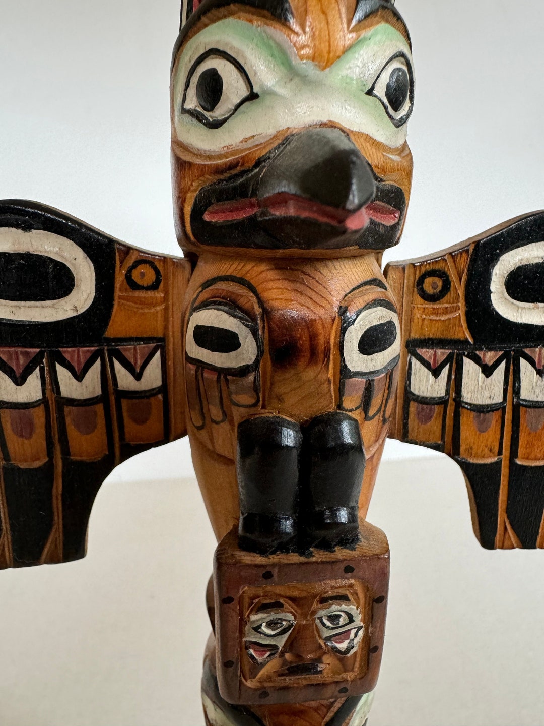 Sculpted Totem Art by Patrick Seale Alaska - Etsy