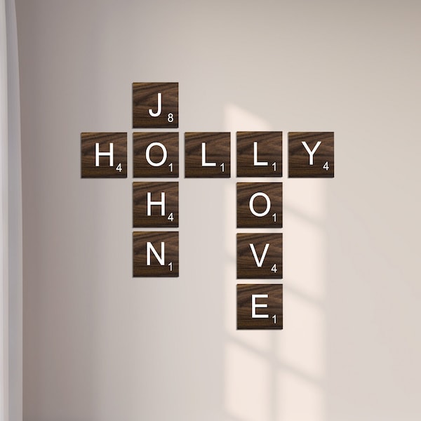 4x4 Custom Scrabble Letters - Etsy