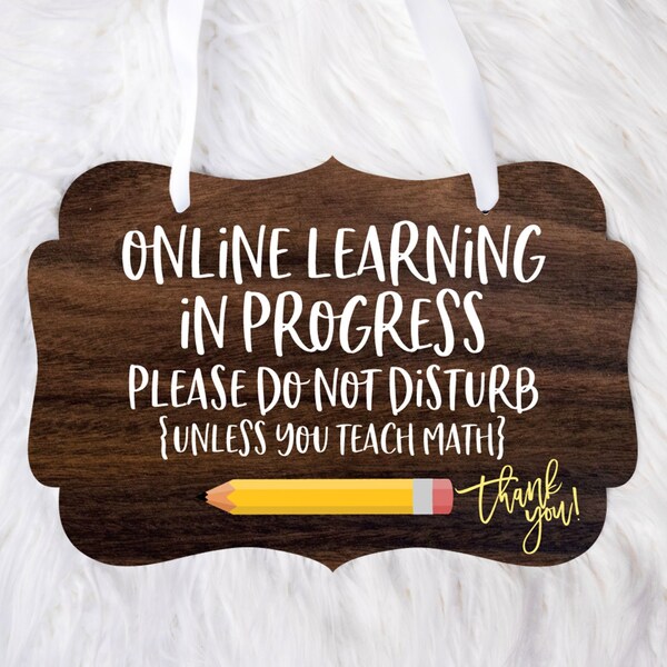 Homeschool Do Not Disturb Sign - Etsy