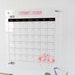 Home Decor Gift Calendar Clear Personalized Wall Calendar for Wall ...