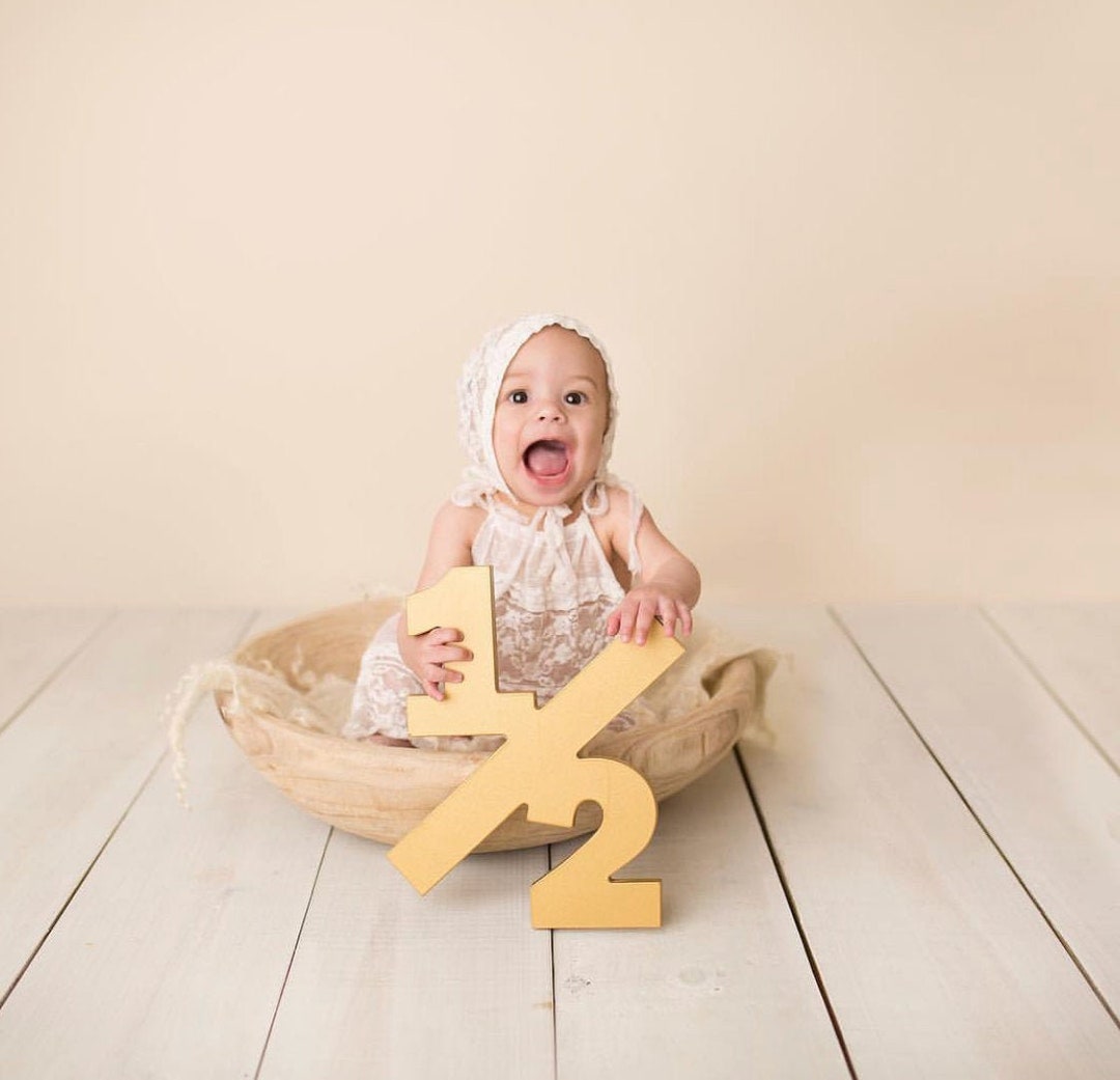 Half Sign Photo Prop for 6 Month Birthday Photo Shoot for Babies and ...