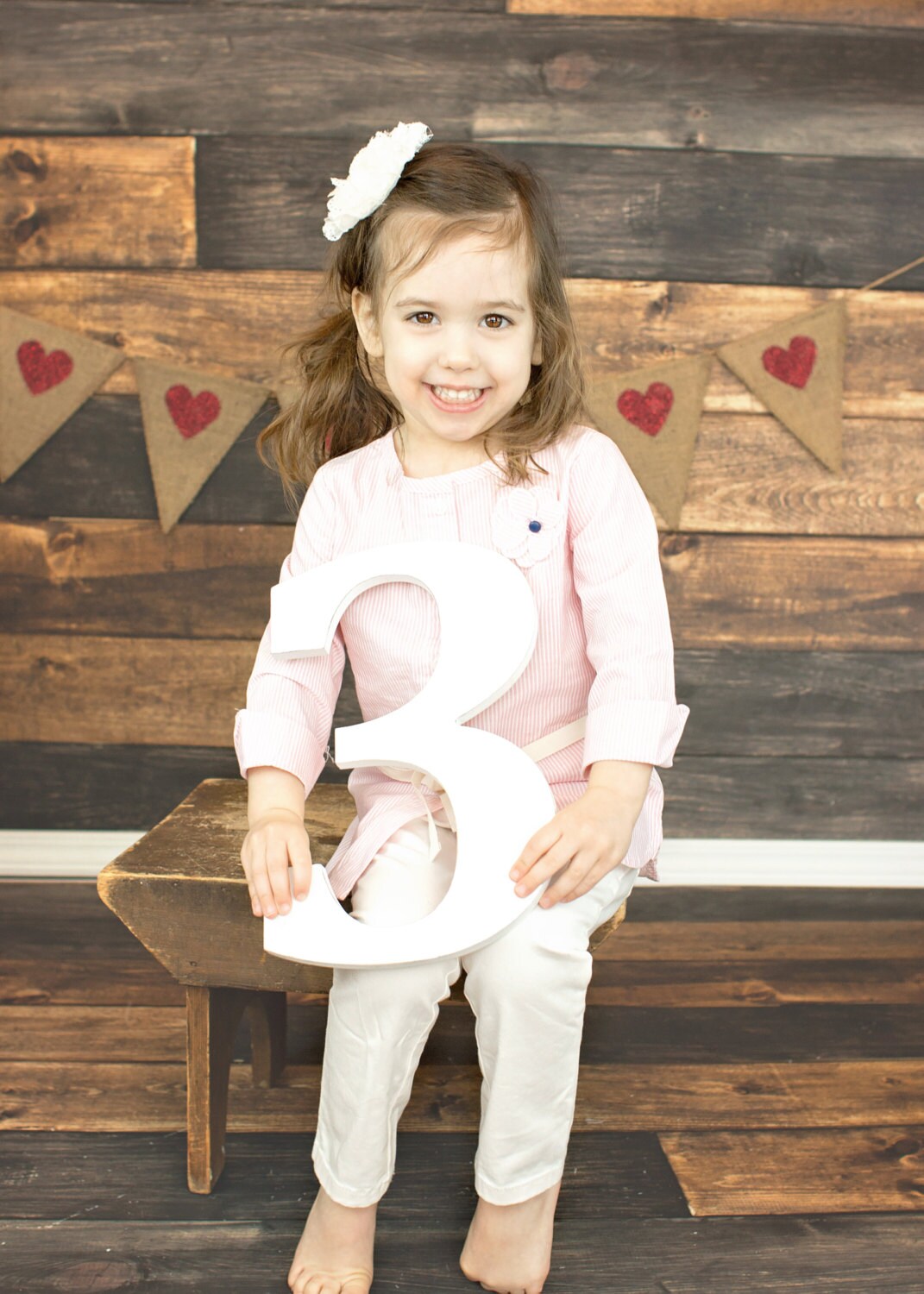 3 Sign Photo Prop for Third Birthday Photo Shoot for Kids - Etsy