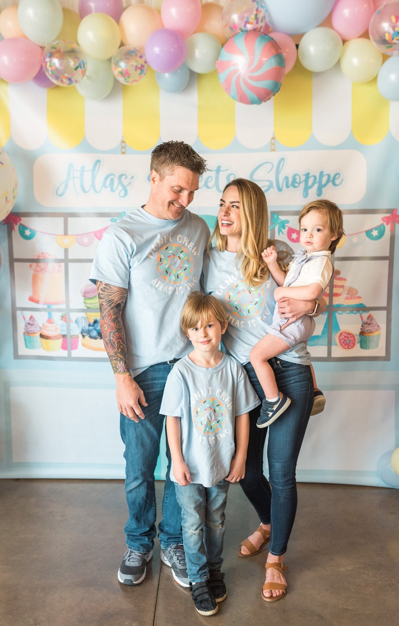 Donut Birthday Party Shirts Donut Crew Shirts Family Donut - Etsy