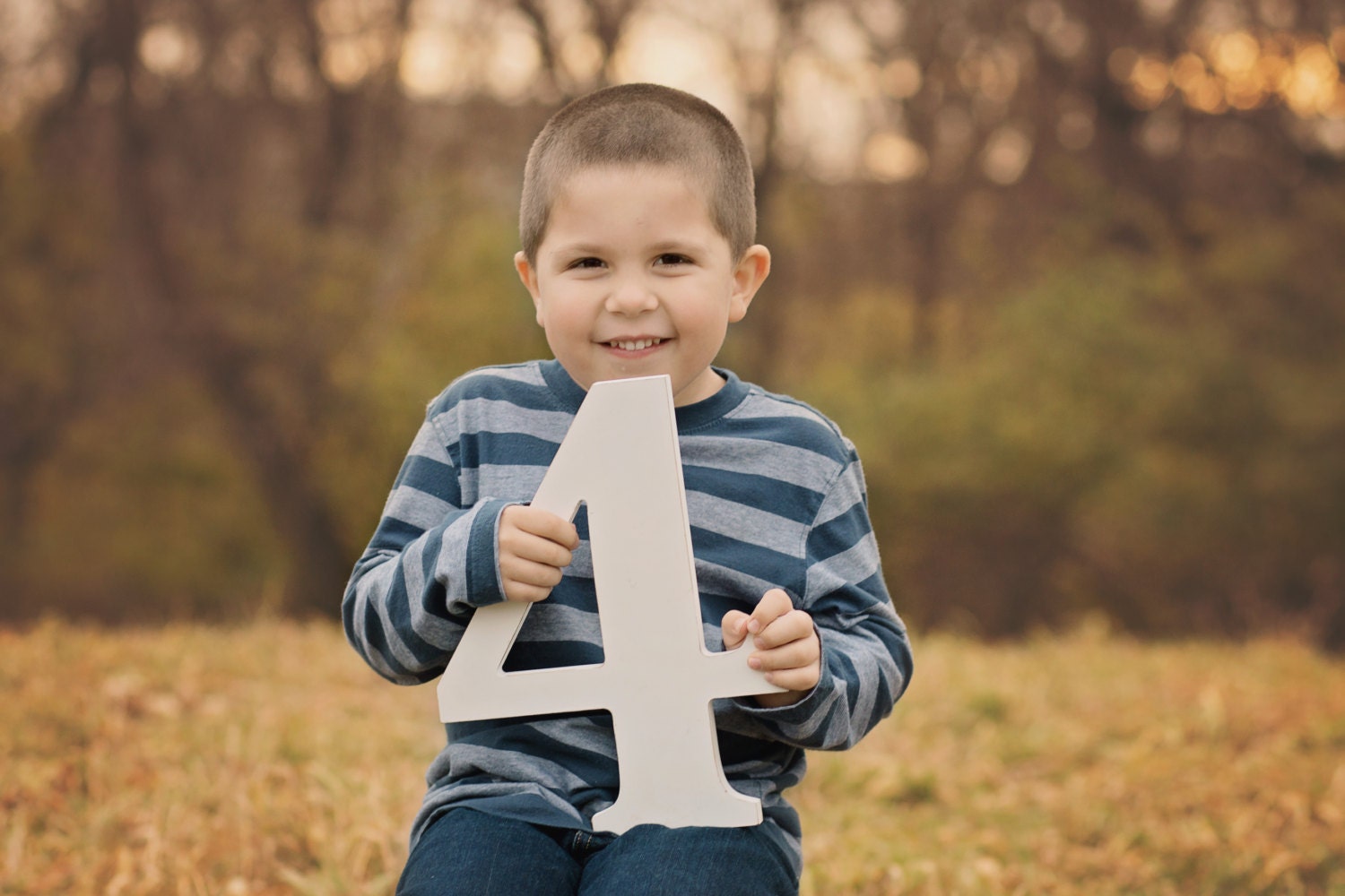 4 Sign Photo Prop for Fourth Birthday Photo Shoot for Kids | Etsy