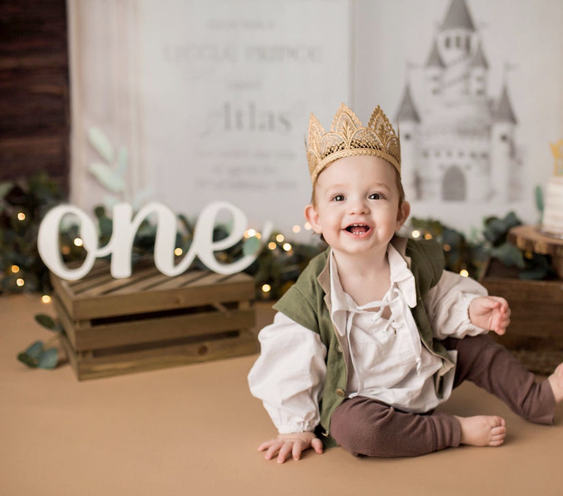 One Sign First Birthday Photo Prop Wooden Sign for Cake Smash - Etsy