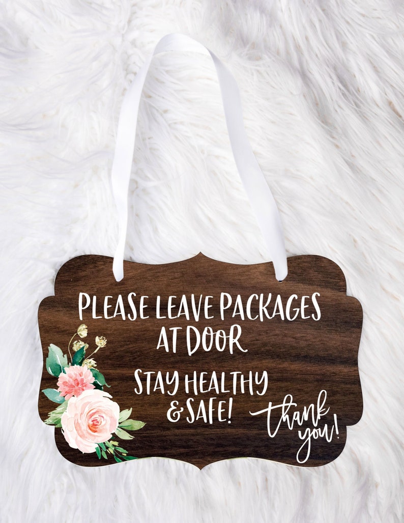 Package Delivery Sign, Doorbell Sign, Front Door Sign, Delivery Postman ...