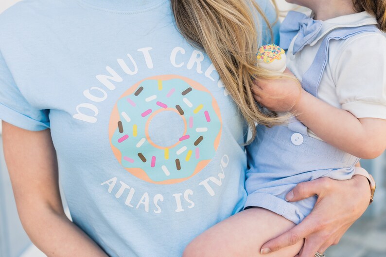 Donut Birthday Party Shirts Donut Crew Shirts Family Donut | Etsy