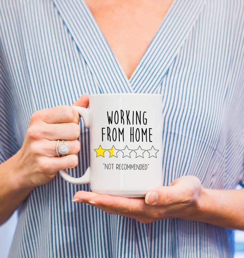 Funny Mug Work From Home Mug Home Office Gift Quarantine | Etsy