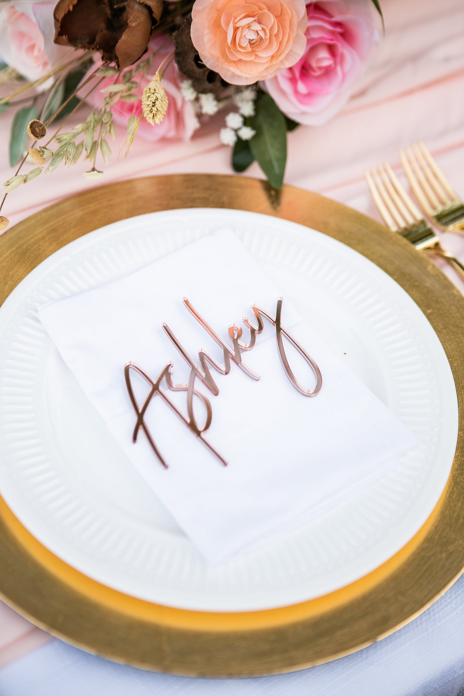 Place Card Name Tags for Plate Names Bridal Shower Dinner - Etsy