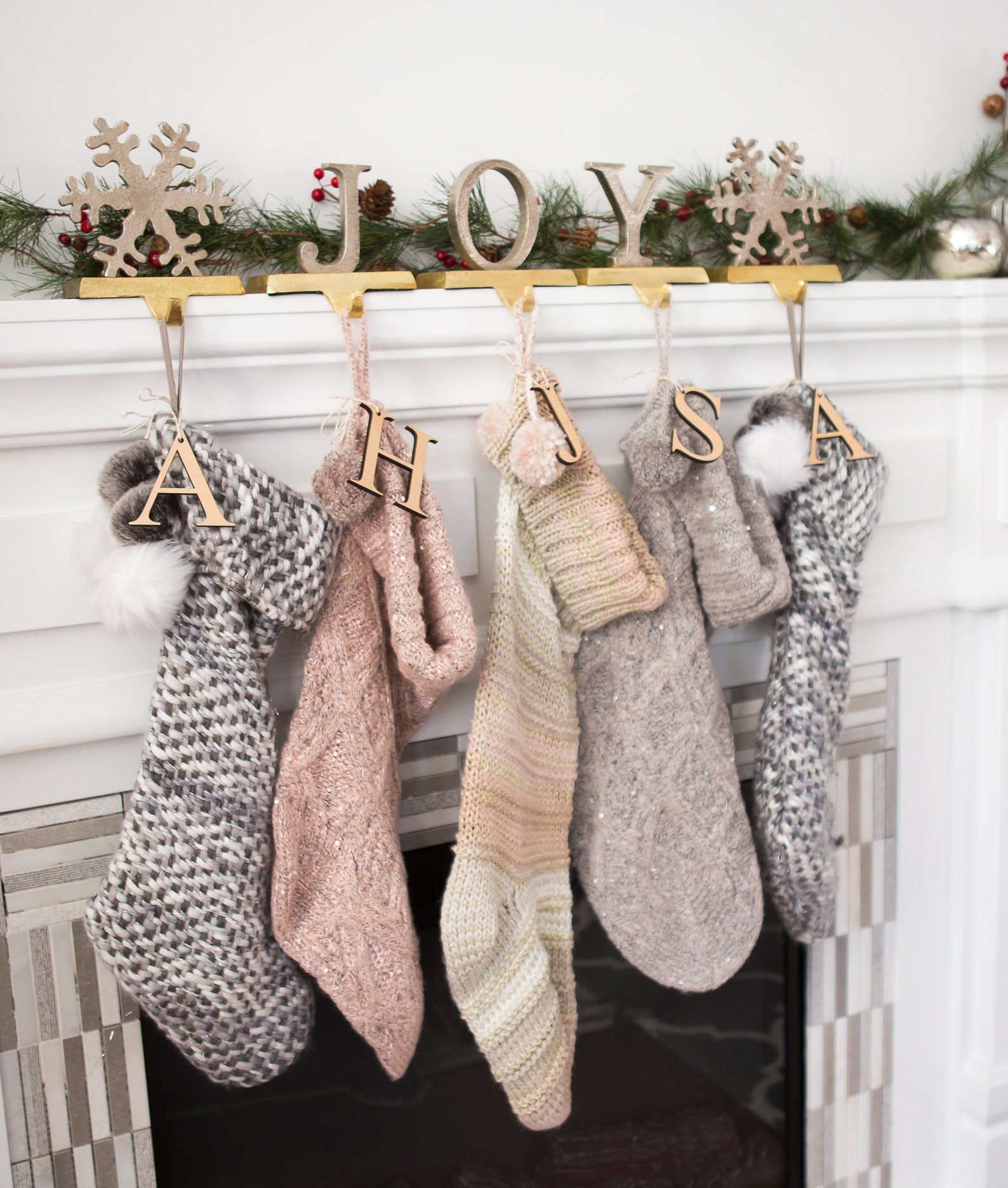 Wooden Letter for Stocking Christmas Stockings Letter Cutout - Etsy