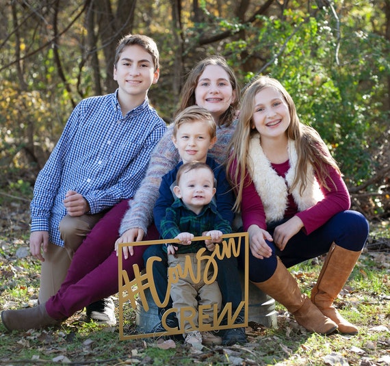 Family Christmas Photography Props