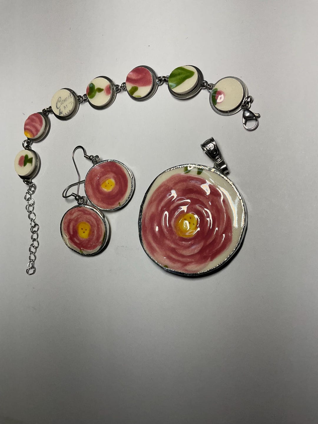 Hazel Broken China Jewelry Set - Etsy