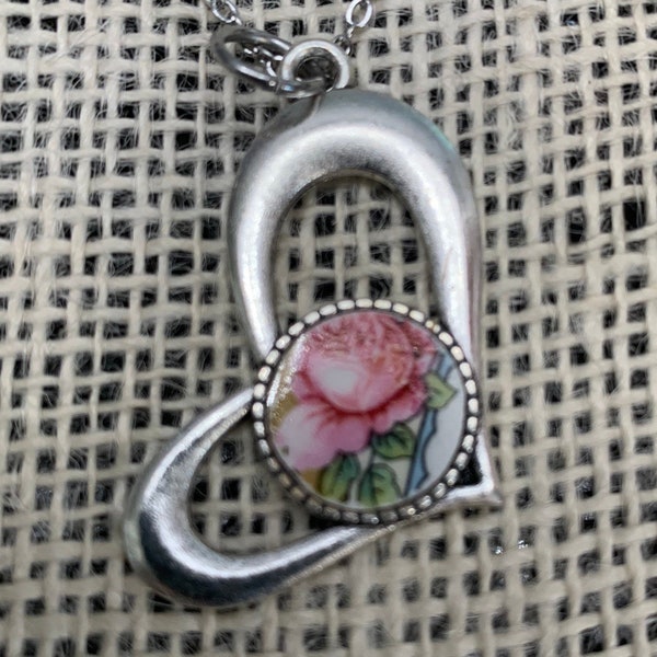 Broken China Heart - Etsy