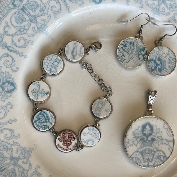 Broken China Jewelry - Etsy