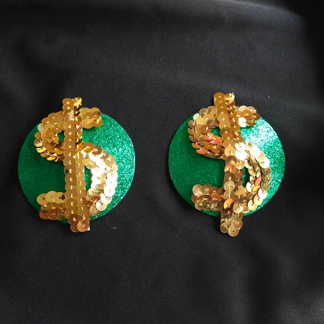 Nipple Pasties Dollar Money Rich Mans World USA Burlesque Rave Festival ...