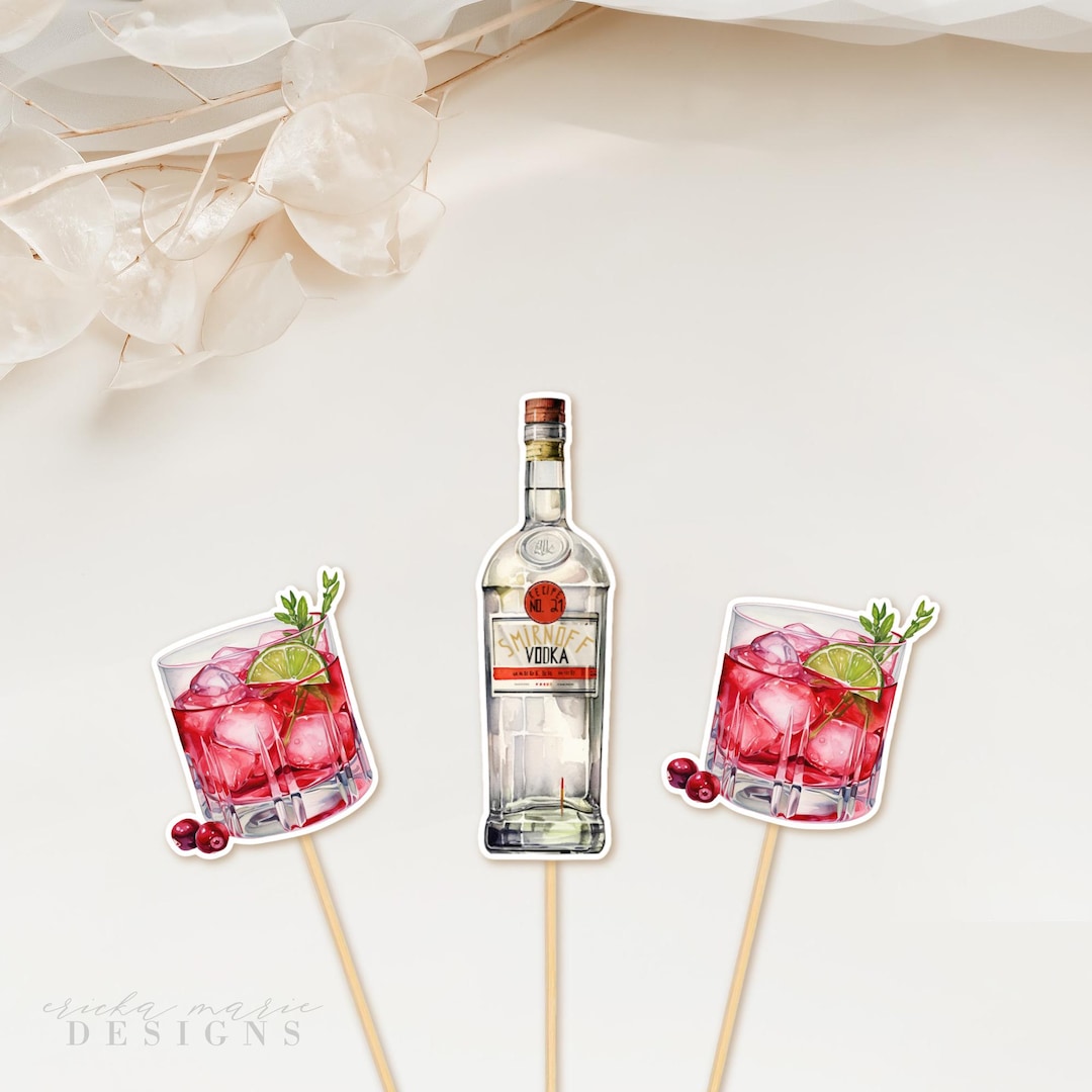 Vodka Cranberry | Cocktail Garnish Pick | Cranberry Vodka Cocktail ...