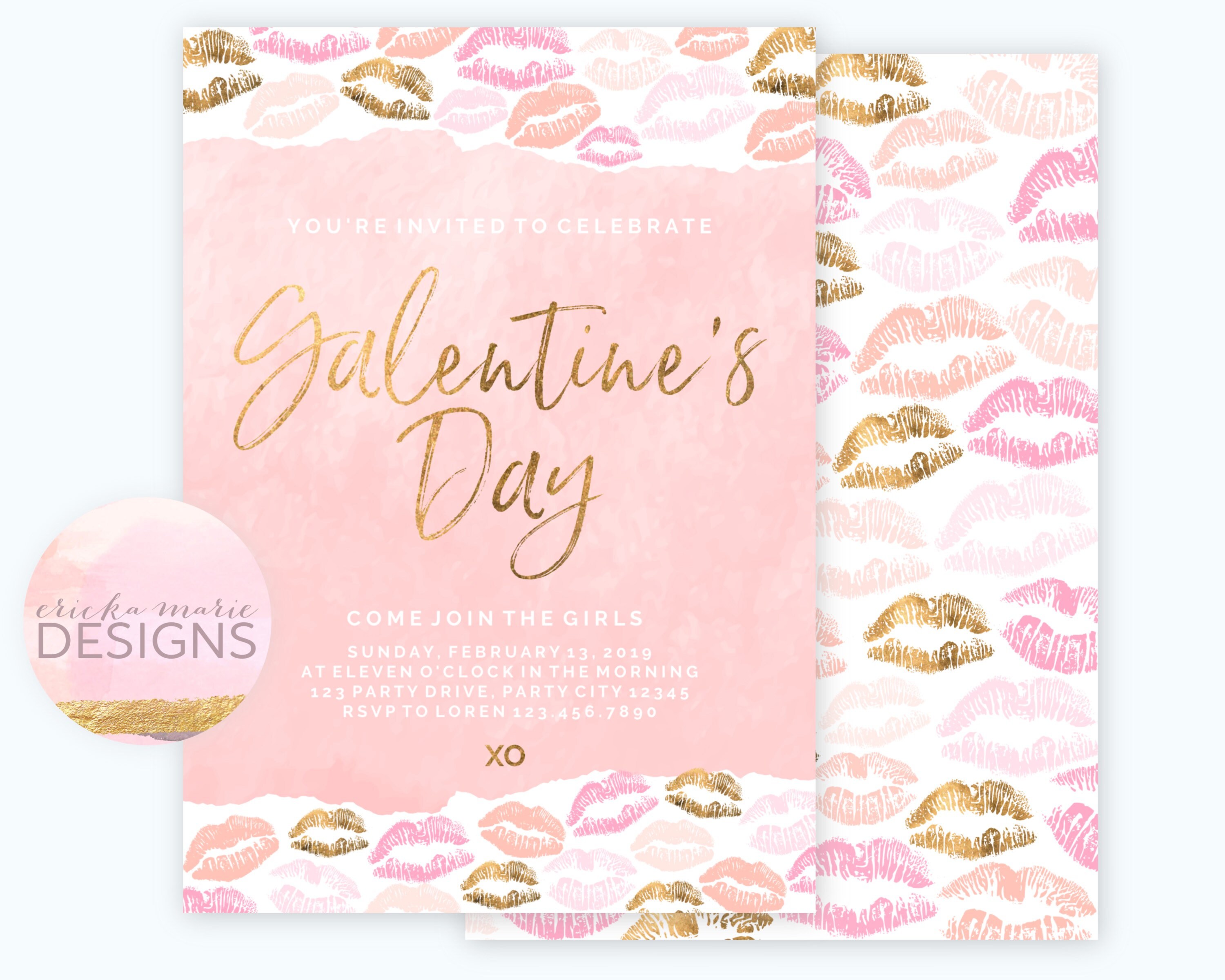 Valentine's Day Party Invite Valentine's Day Party - Etsy UK