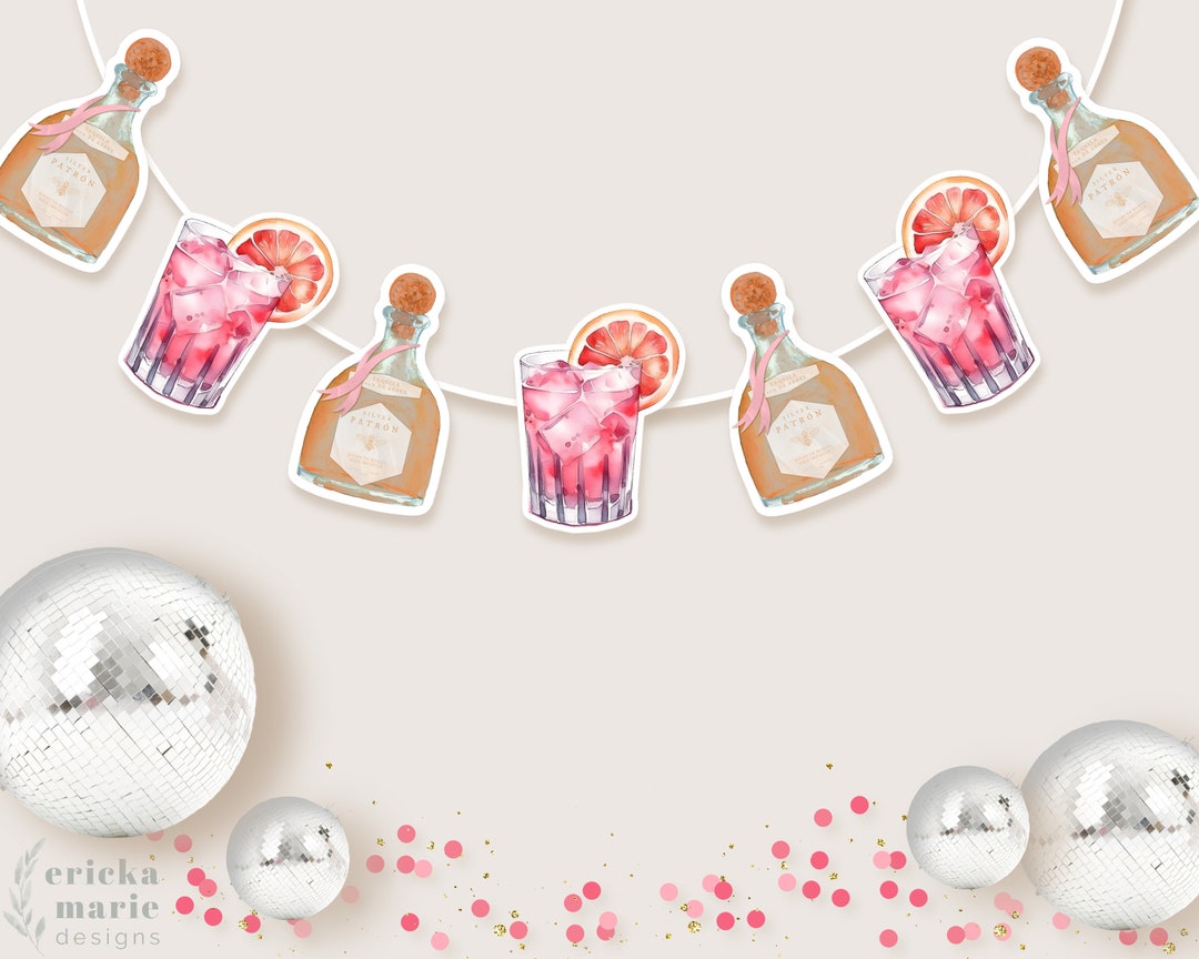 Margs and Matrimony Margaritas and Tequila Garland Bachelorette Party ...