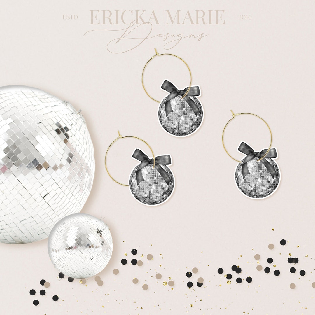 Disco Ball | She's Tying the Knot | Disco Ball and Bows | Bridal Shower ...