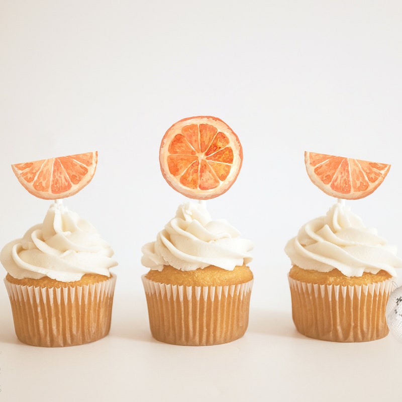 Orange Cupcake - Etsy